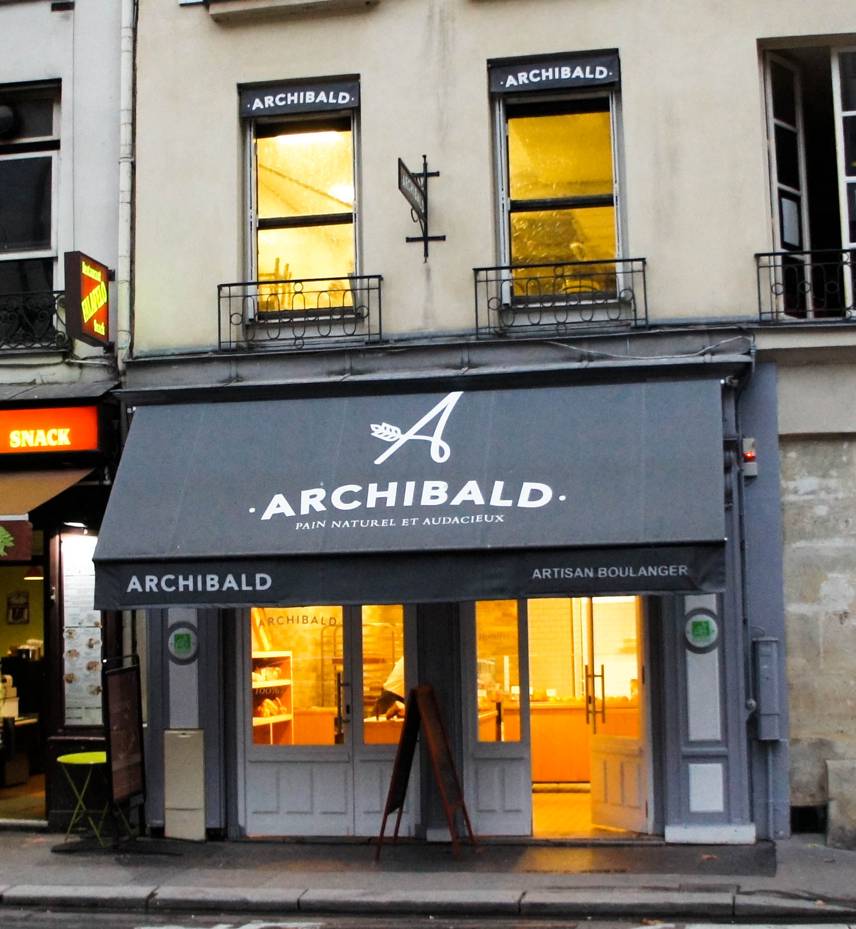 Archibald, Paris 5è, naturellement audacieux | painrisien
